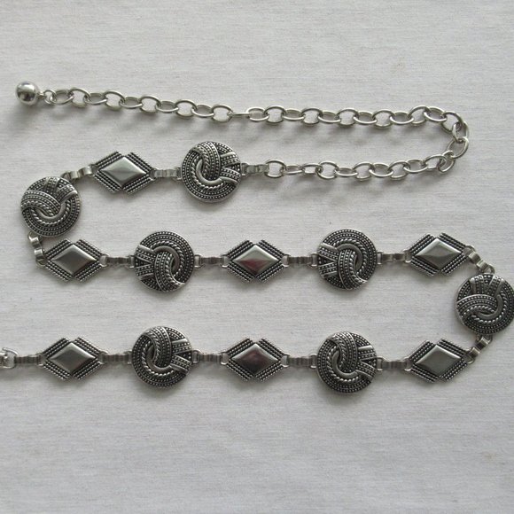 Specialty Store | Accessories | Concho Belt 3 45 Metal Chain Belt ...